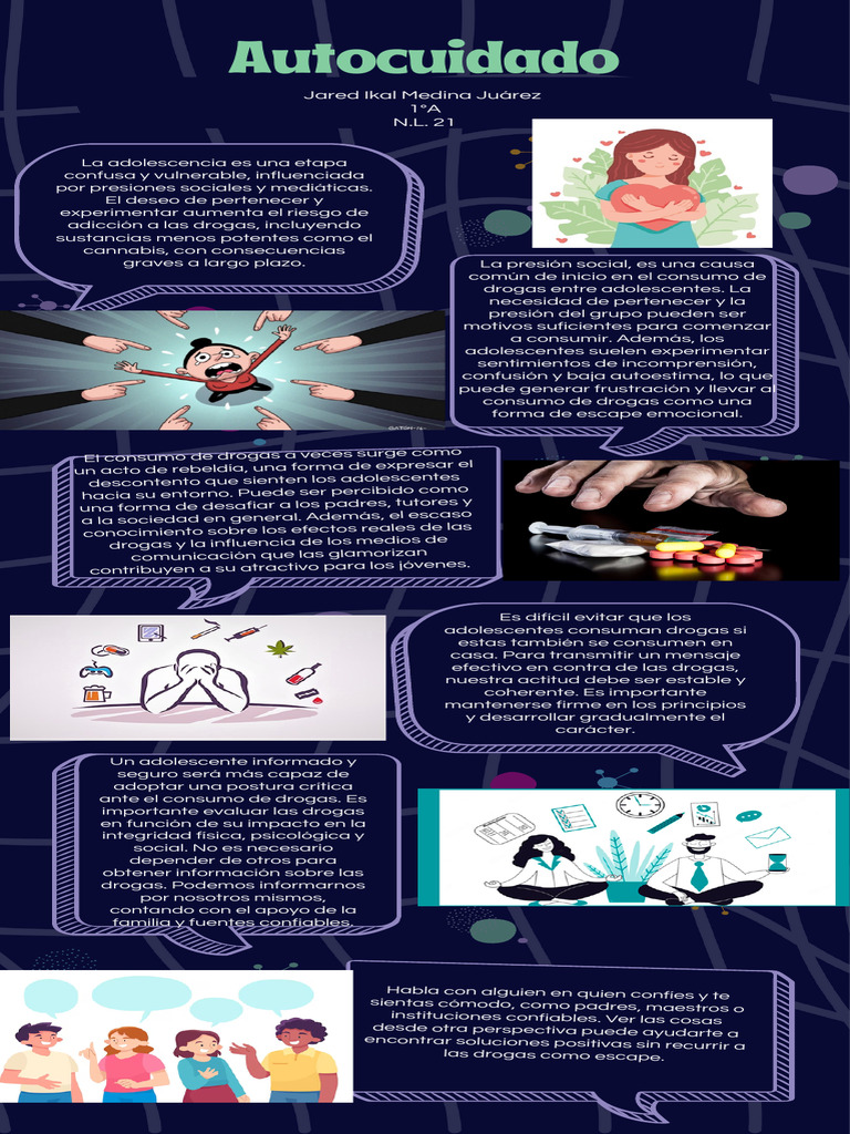 Infograf-A de Las Estadisticas Generales de Las Sustancias Adictivas Comic Colorido | PDF ...