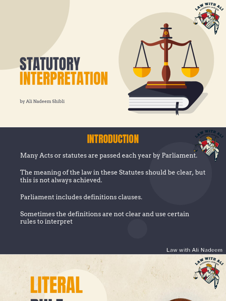 4.1 Statutory Interpretation | PDF | Plain Meaning Rule | Statutory ...