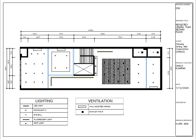 Second Floor RCP Oraco | PDF