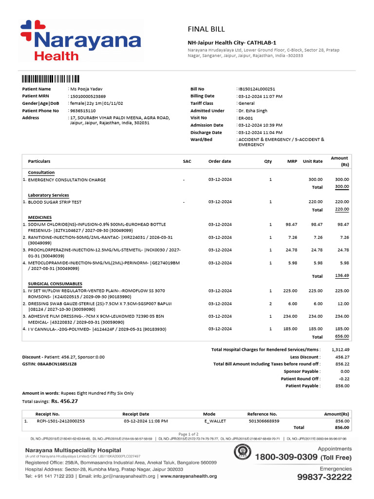 Settled Invoice IB150124L000251 | PDF | Payments | Government Finances
