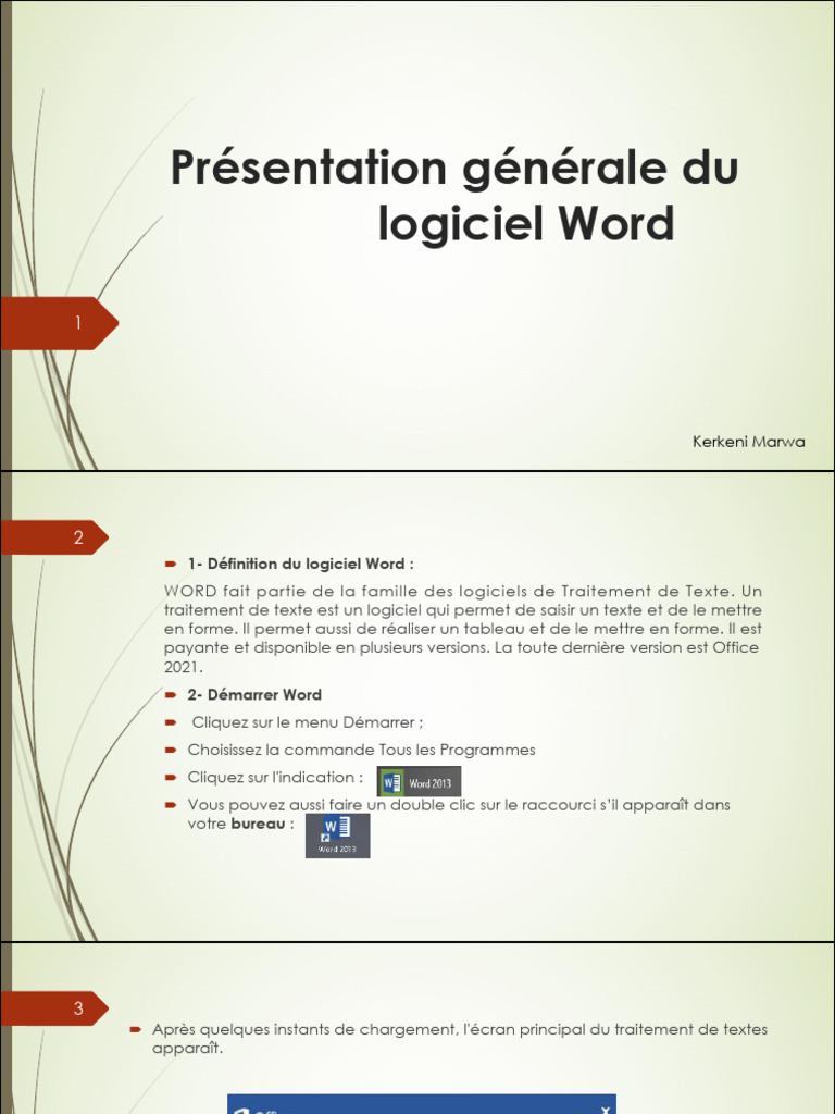Guide complet sur le logiciel Word | PDF | Microsoft Word | Logiciel
