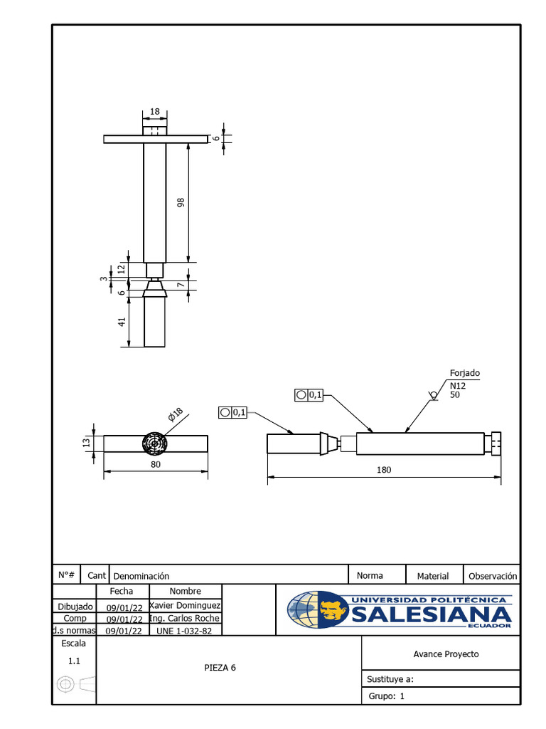 Pieza 6_Avance Proyecto | PDF