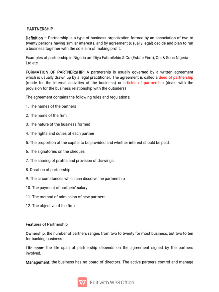 PARTNERSHIP-WPS Office | PDF