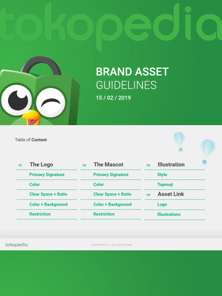 Tokopedia Brand Guidelines Overview | PDF | Logos | Graphic Design