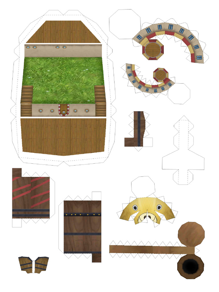 Papercraft Thousand Sunny-Craft Tama | PDF