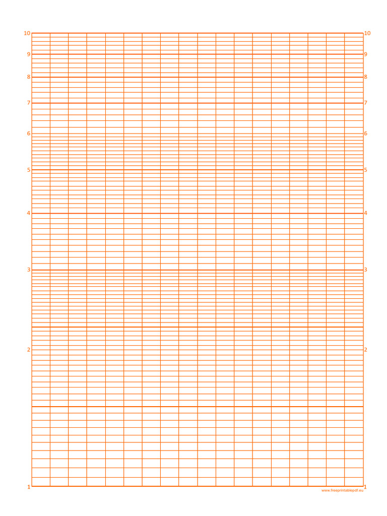 Fr Papier Semi Logarithmique Orange | PDF
