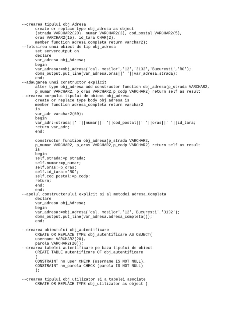 Cod sem3PLOO | PDF | Method (Computer Programming) | Control Flow