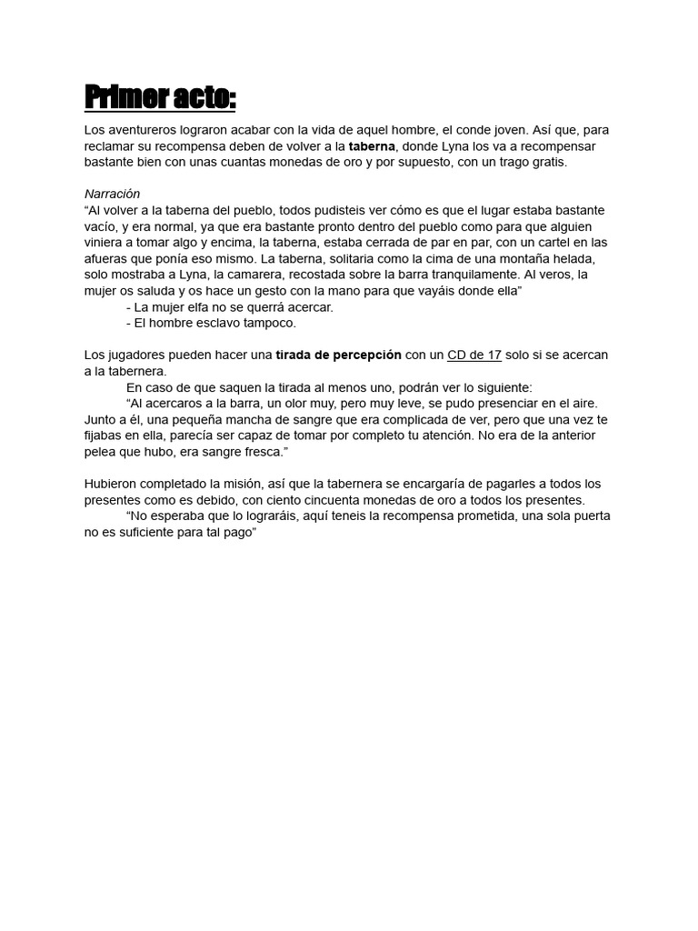 Sesión de Dnd Phandelver | PDF