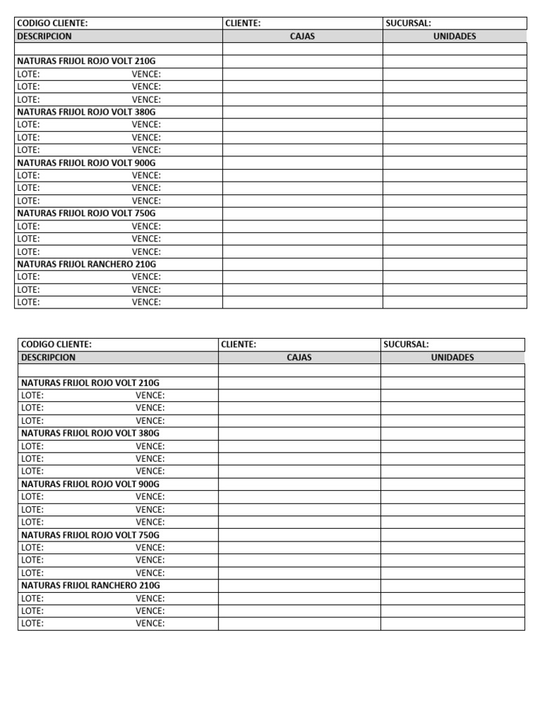 Frijoles Lote 090645 | PDF