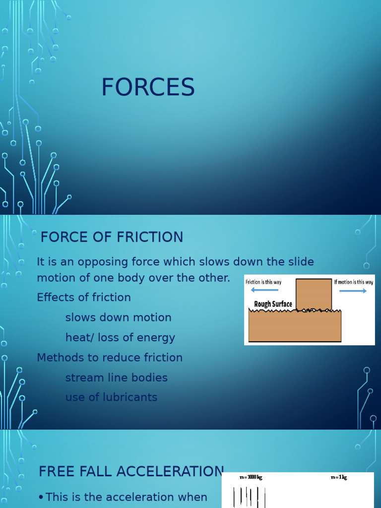 Forces Friction | PDF