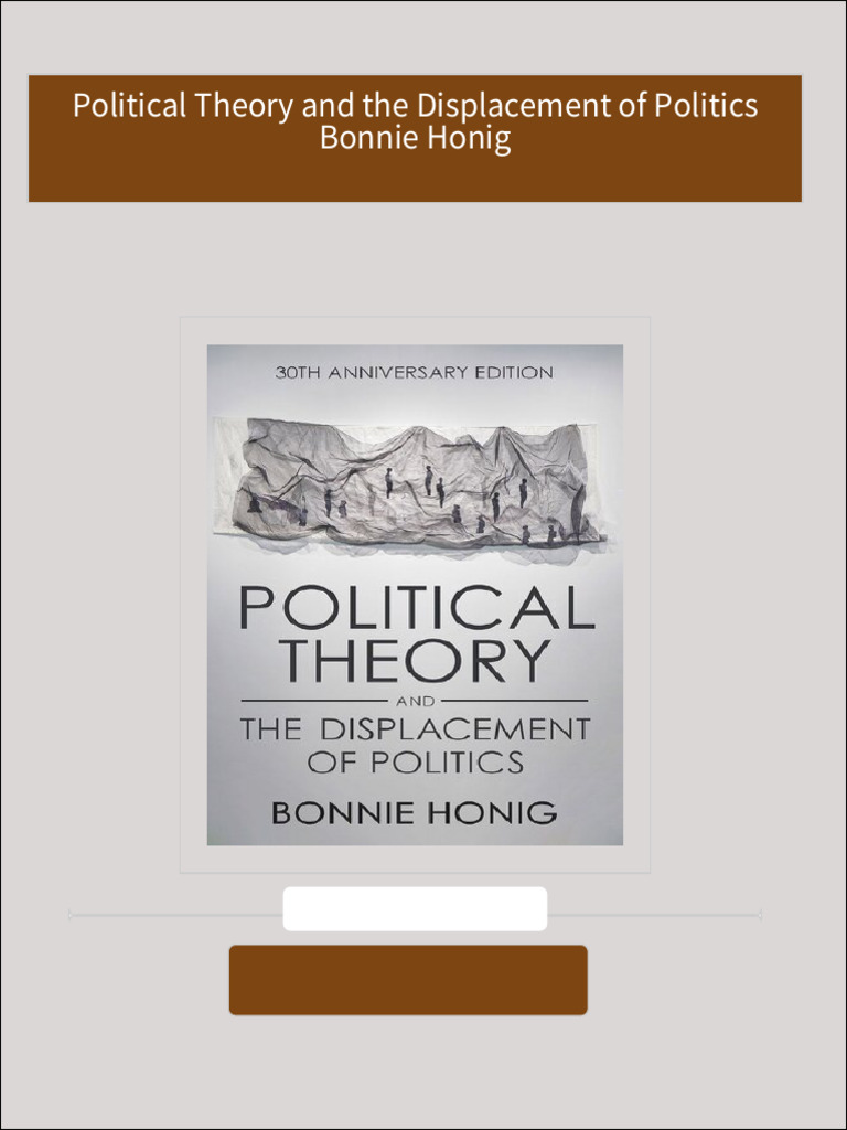 Get Political Theory and The Displacement of Politics Bonnie Honig Free ...