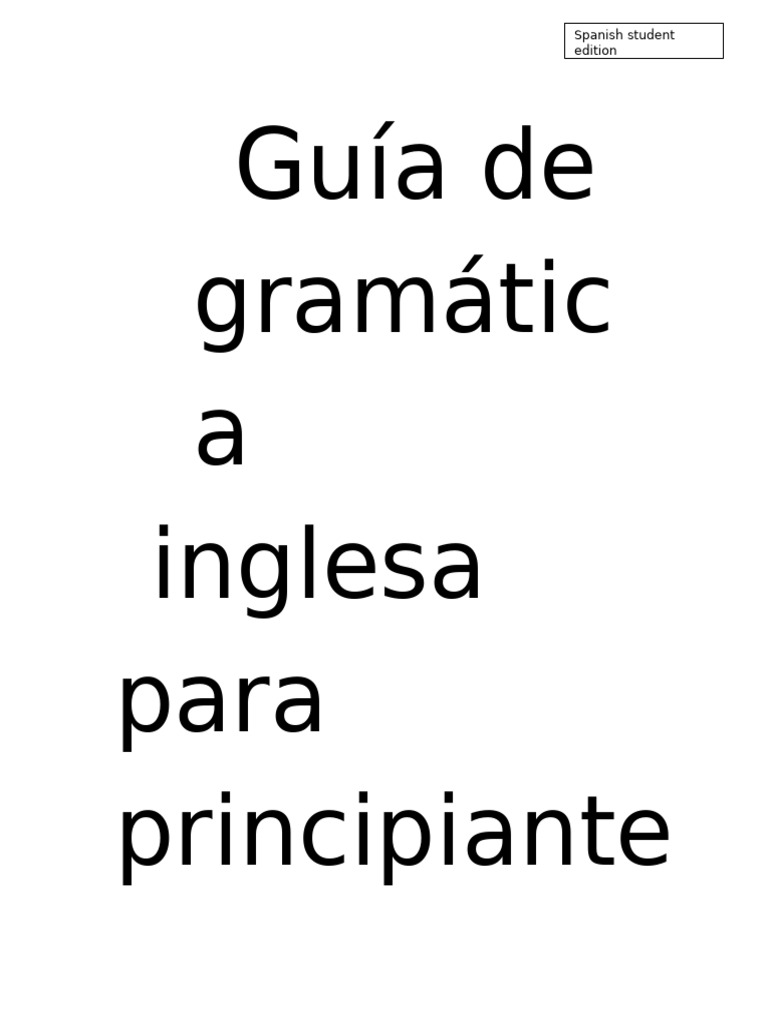 Spanish Grammar Guide Libro 17 Conv | PDF | Plural | Verbo