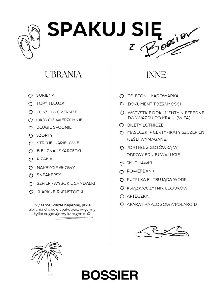 Lista Do Pakowania B | PDF