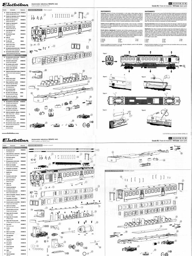 Electrotren-440-despiece(1) | PDF