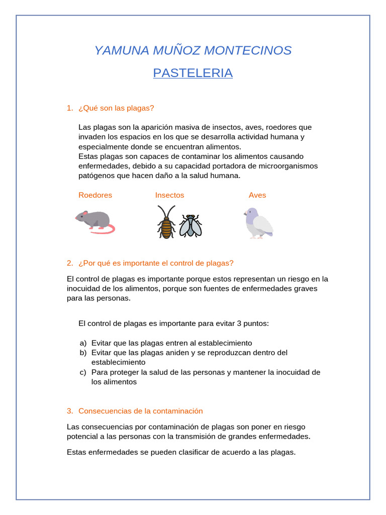 Qué son las plagas y su control | PDF | Plaga (organismo) | Insectos