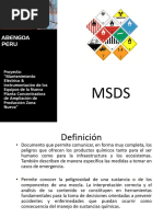 16 Secciones de Hojas MSDS | PDF | Primeros auxilios | Química