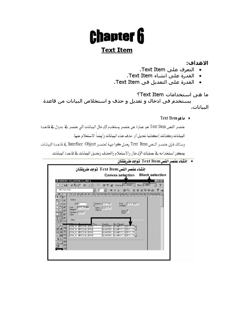 Chapter_6 text item | PDF | Databases | Menu (Computing)