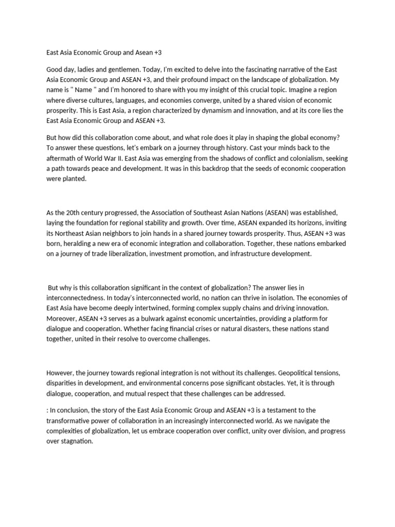 Draft 4 | PDF | East Asia | Globalization