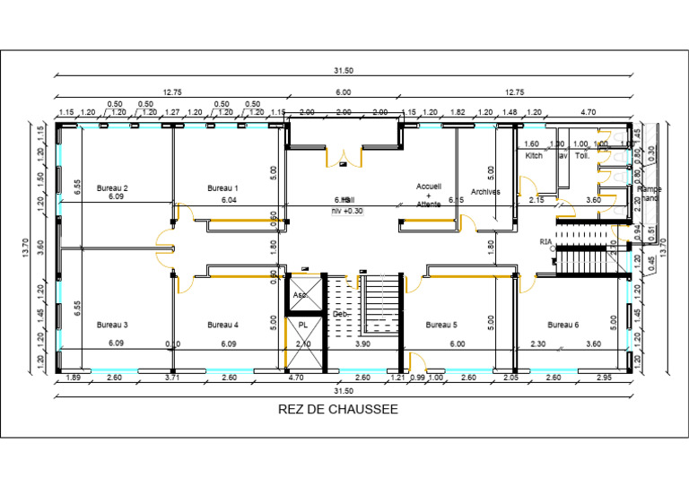 Bureau Layout and Measurements Guide | PDF