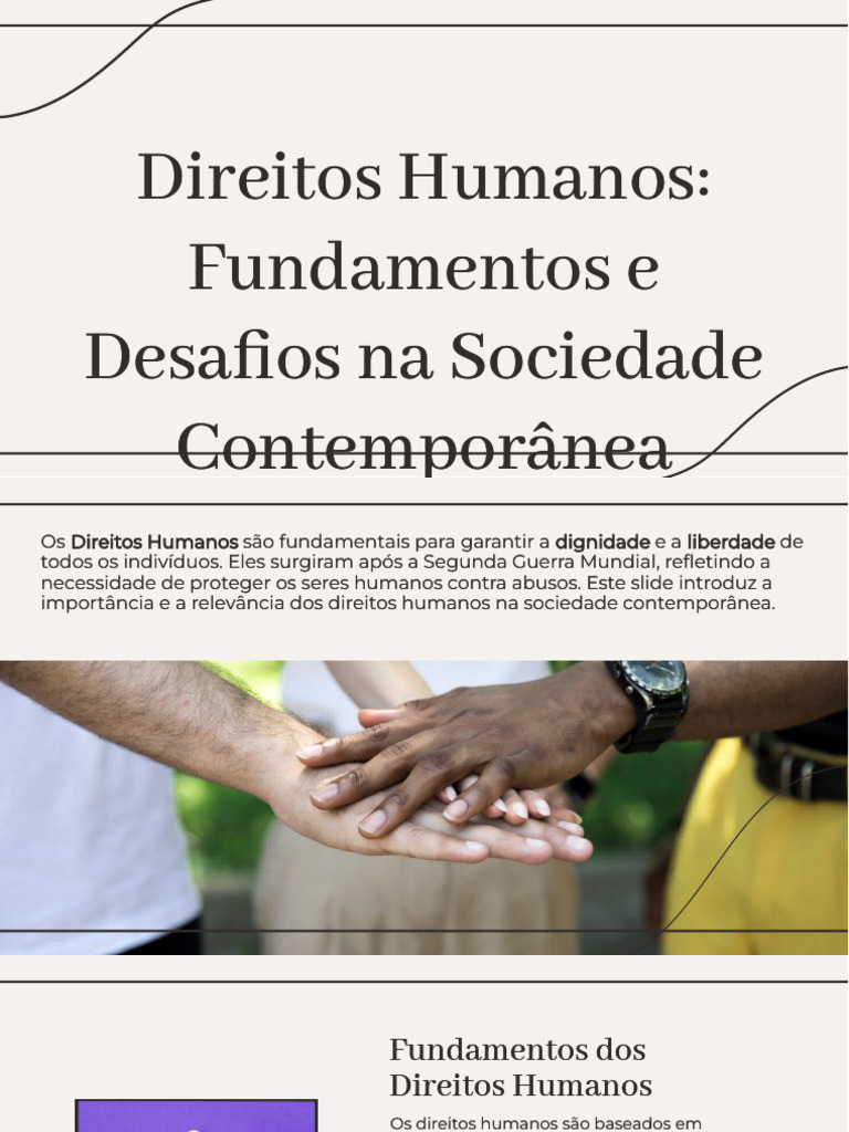 Direitos Humanos: Fundamentos e Desafios | PDF