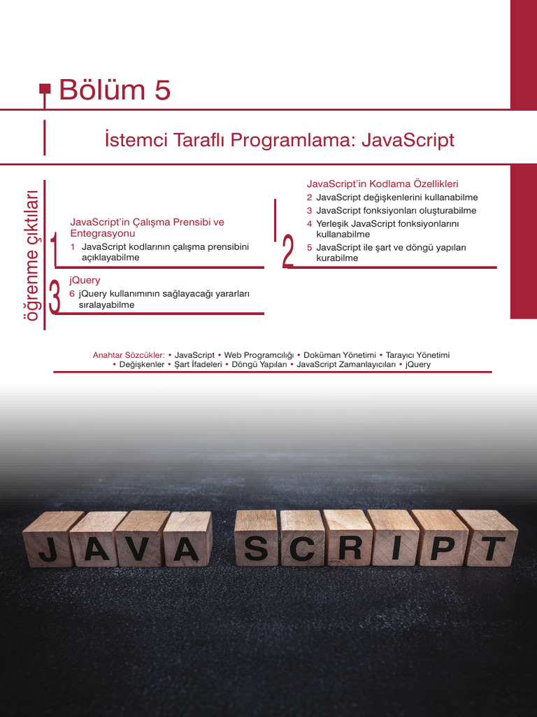 İstemci Taraflı Programlama: Javascript: Javascript'In Kodlama Özellikleri | PDF