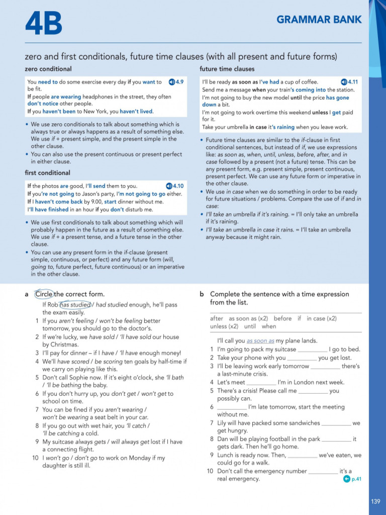Zero + First conditional | PDF