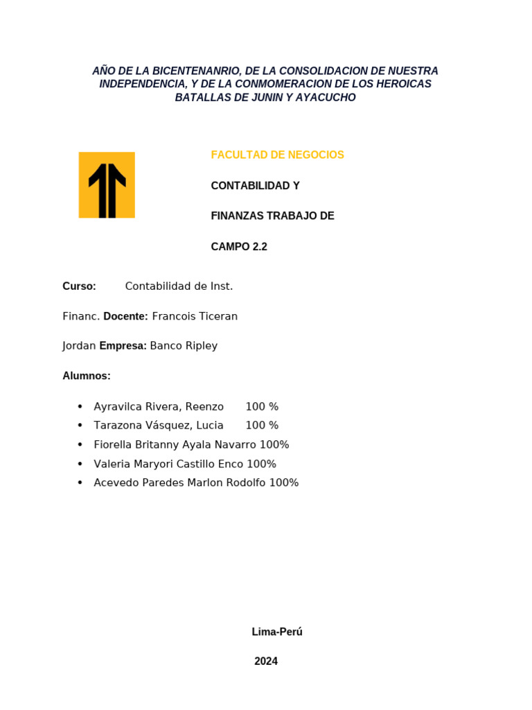 TC2.2 Contab Intituc Financieras G8 | PDF | Bancos | Sistema financiero