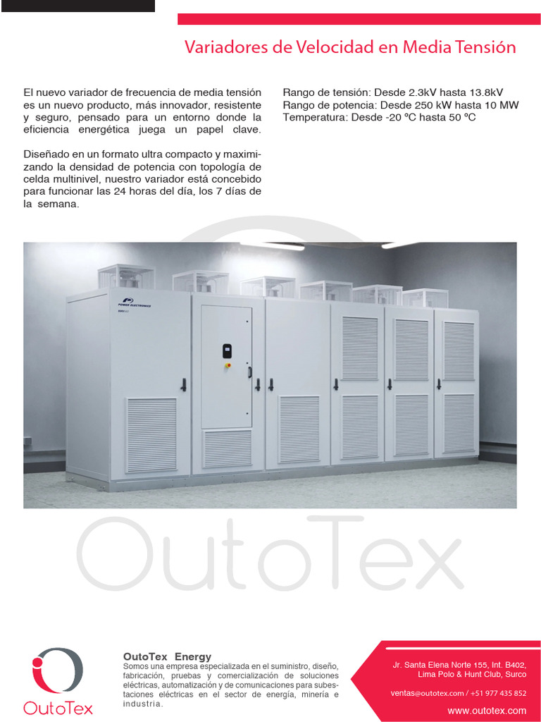 Variador Velocidad Media Tension | PDF
