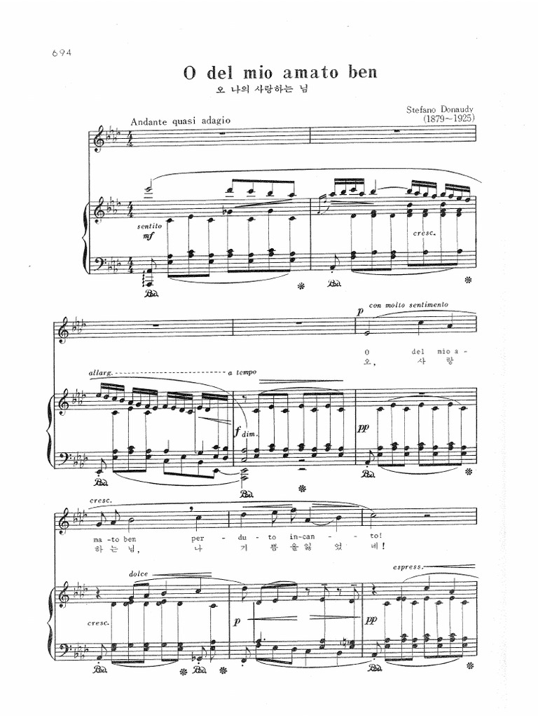 O del mio amato Ben. | PDF