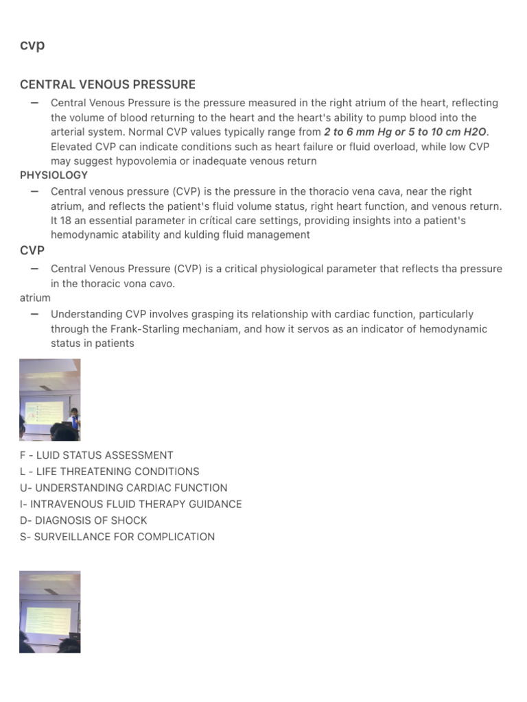 cvp | PDF
