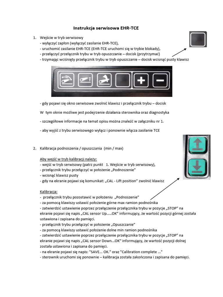 Instrukcja Serwisowa TCE | PDF