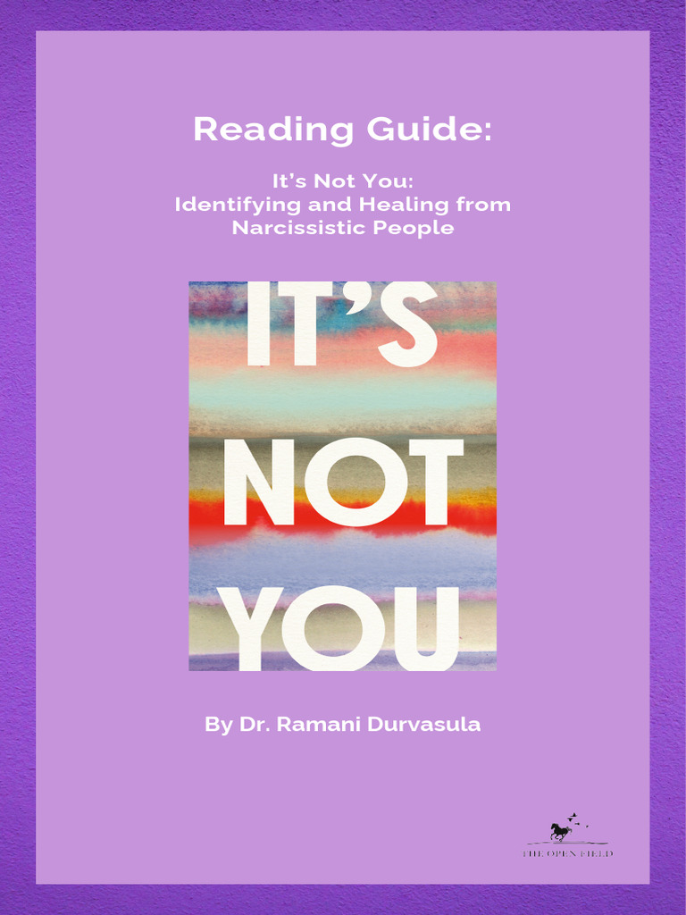 Its Not You Reading Guide | PDF | Narcissism | Grief