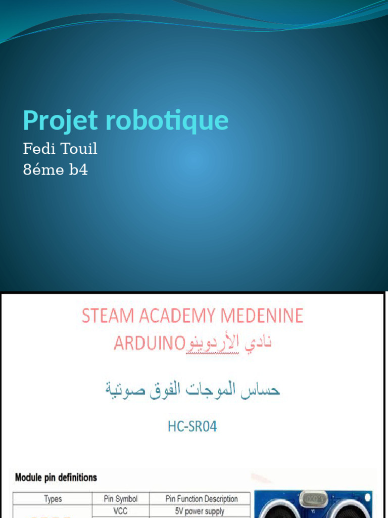 Projet Robotique | PDF