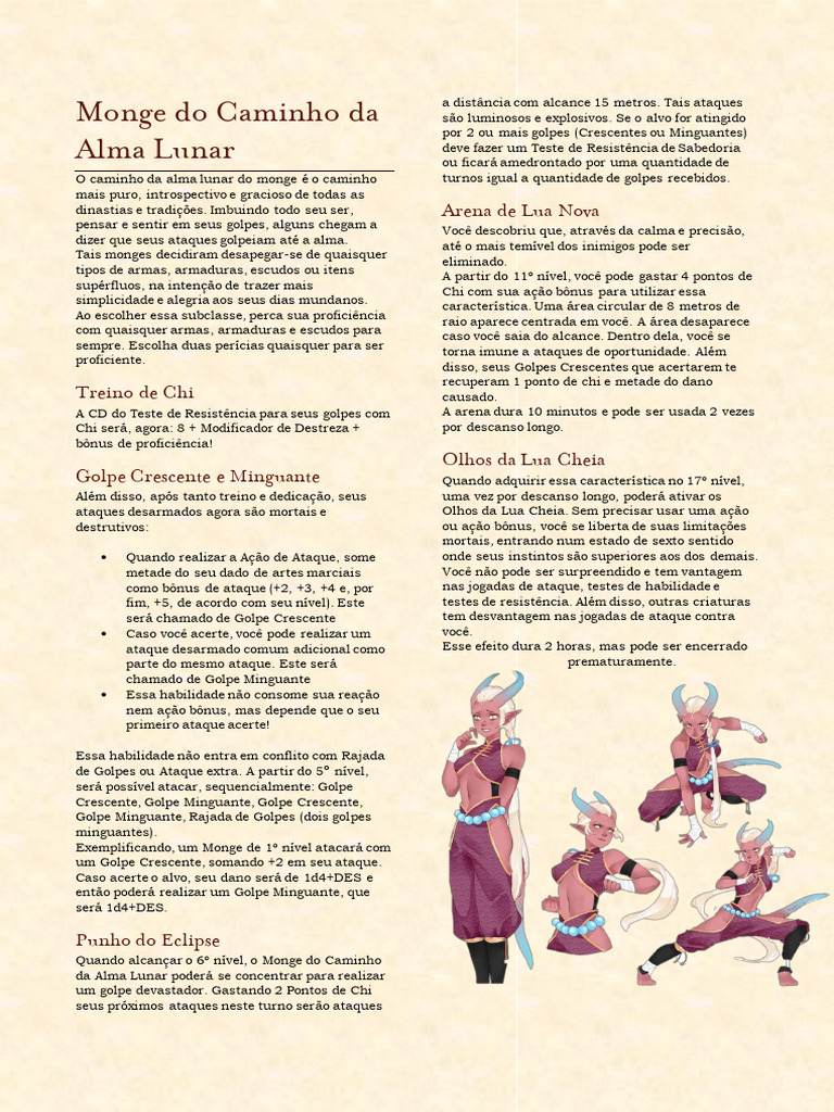 Subclasse Monge - Caminho Da Alma Lunar | PDF | Lua