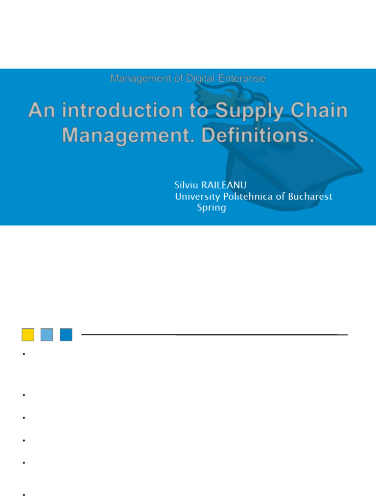 ISCL | PDF | Supply Chain | Supply Chain Management
