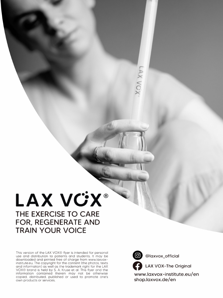 LAX VOX® Flyer ENGLISH SW | PDF