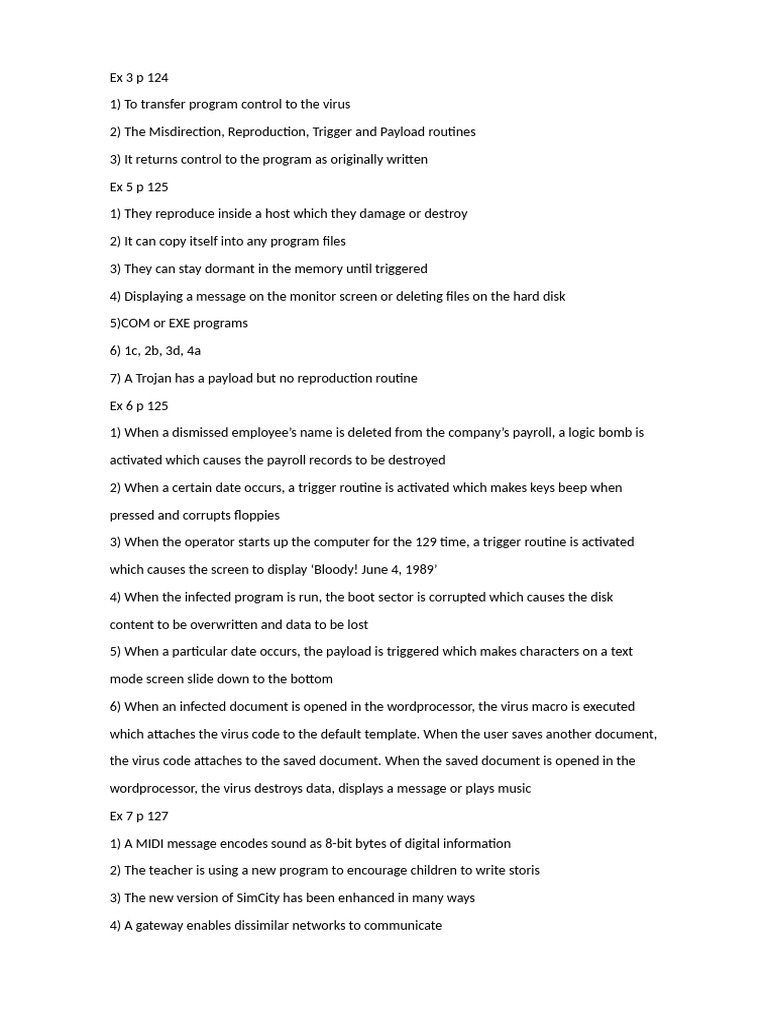 HW10 | PDF | Computer Virus | Computing