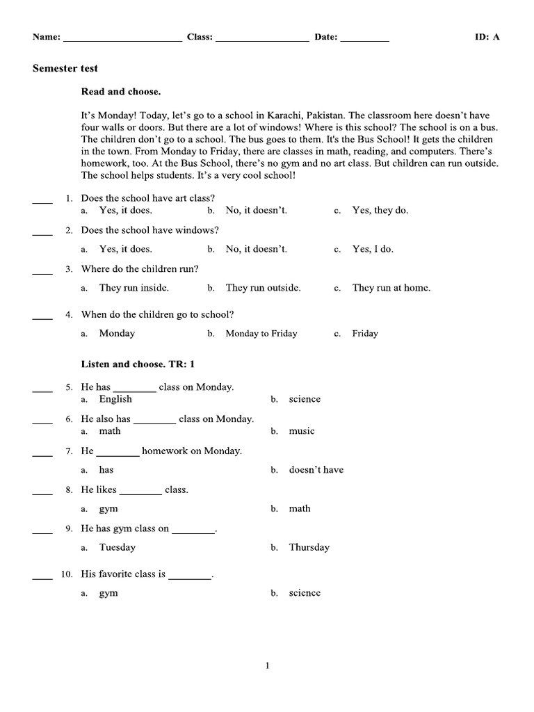 Final Test | PDF