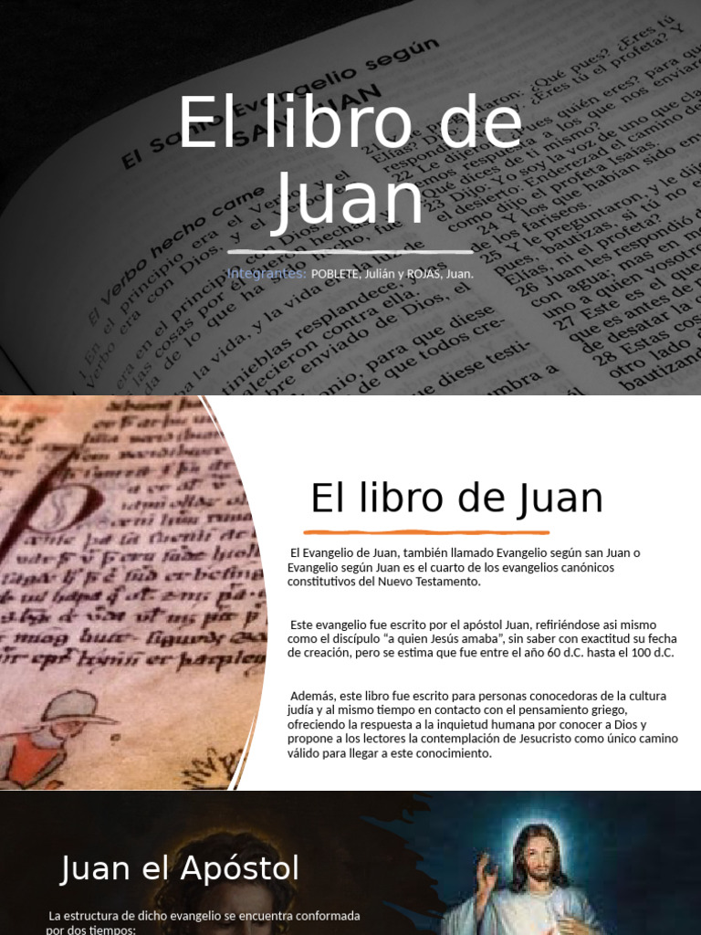 El Libro de Juan - Presentación de Catequesis (16!05!23) | PDF