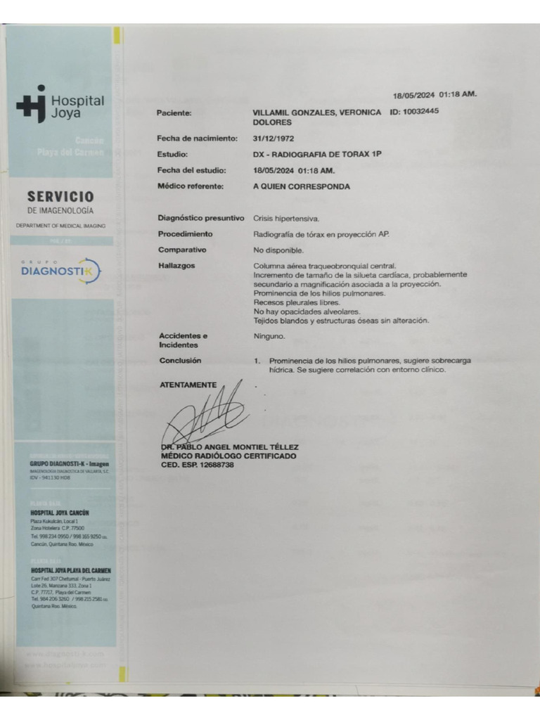 estudio radiografico | PDF