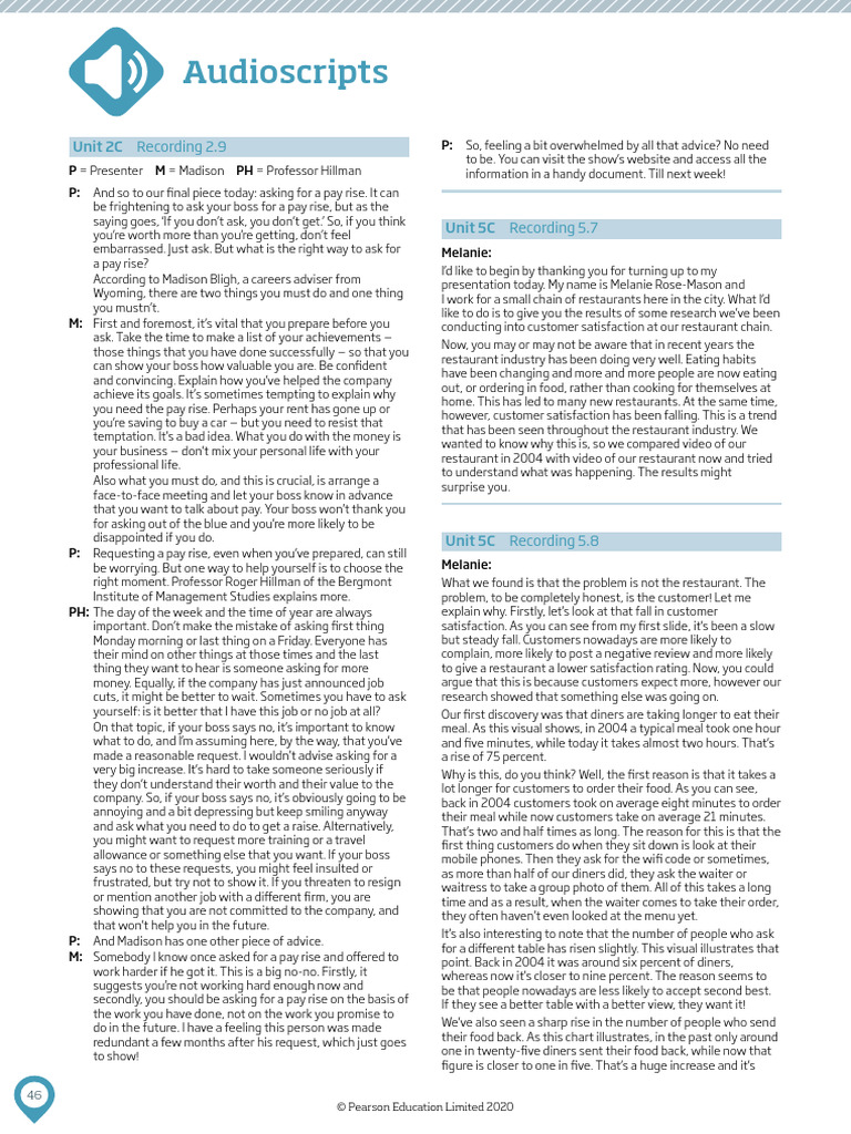Mediationn Audioscripts B2 | PDF | Meteoroid | Waiting Staff
