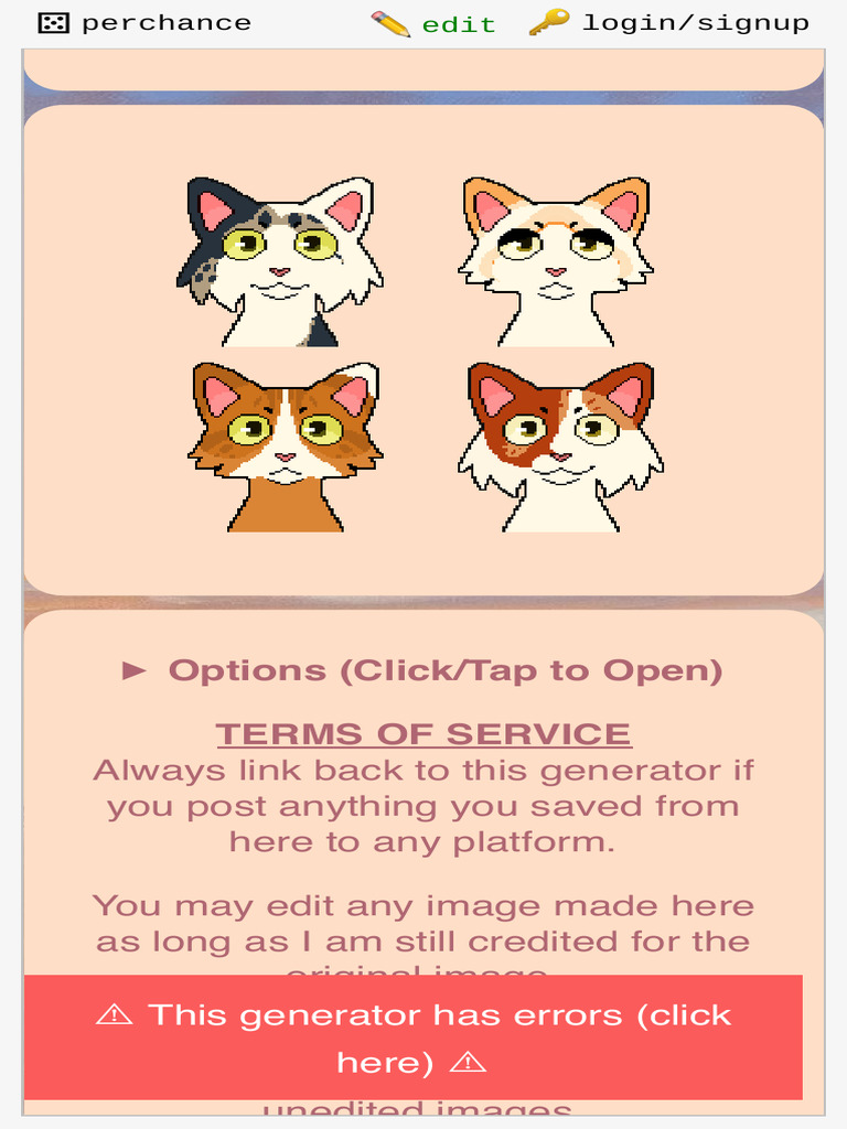 Perchance Image Generator Terms | PDF