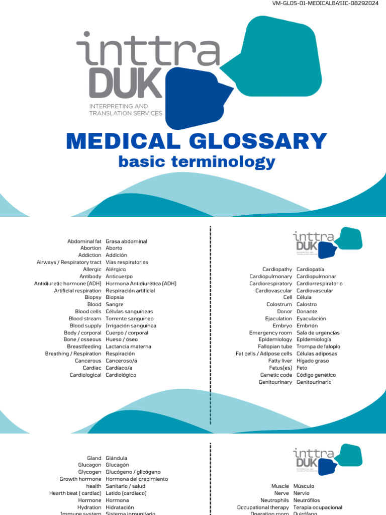 MEDICAL - BASIC TERMINOLOGY | PDF | Medicina | Medicina CLINICA