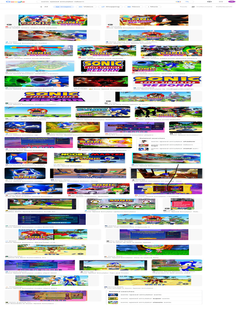 Sonic Speed Simulator Reborn - Google Search | PDF