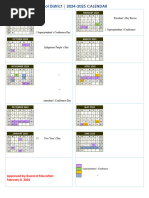 Rochester School District 2025-2026 Calendar | PDF | Entertainment ...
