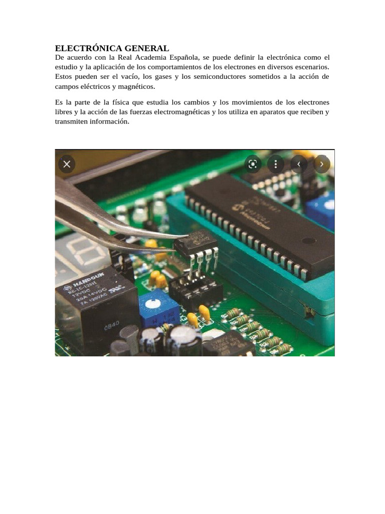 1 Manual De Electrónica General Pdf Diodo Emisor De Luz Transistor