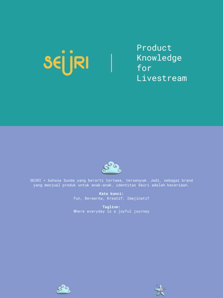 SEURI - Product Knowledge for Livestream | PDF