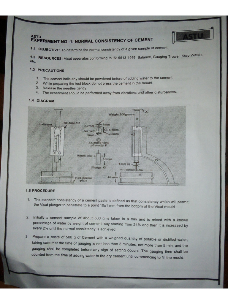 construction materials laboratory | PDF