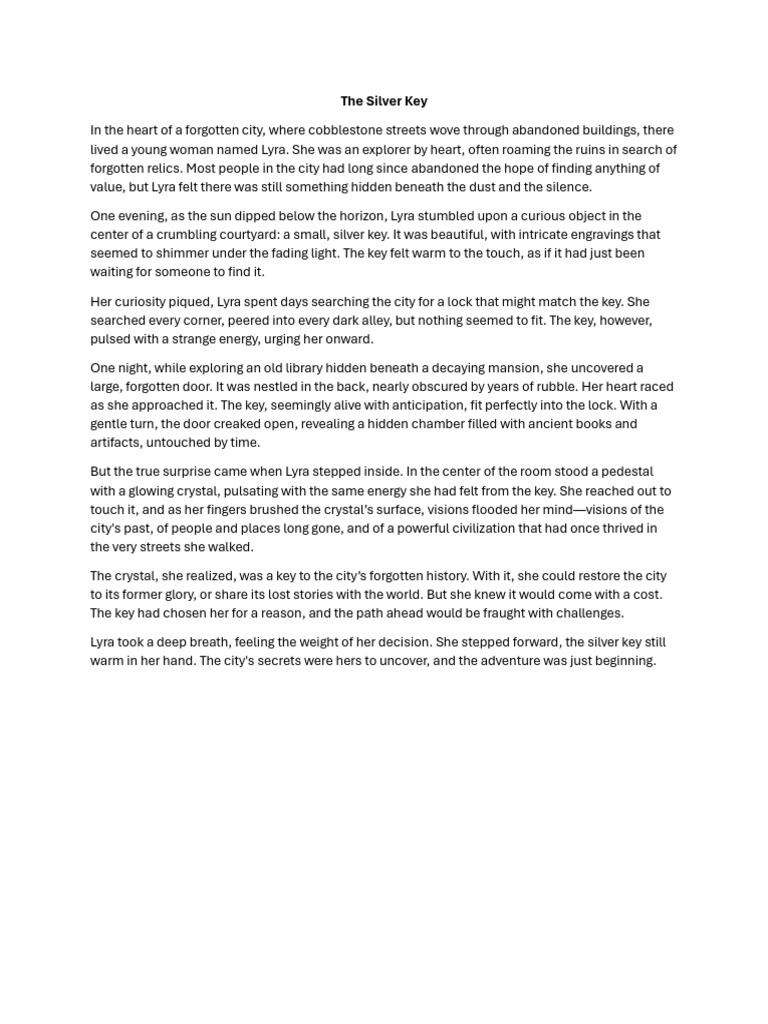 The Silver Key | PDF