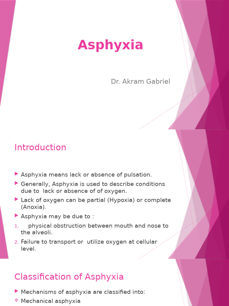 Asphyxia | PDF | Medical Specialties | Clinical Medicine